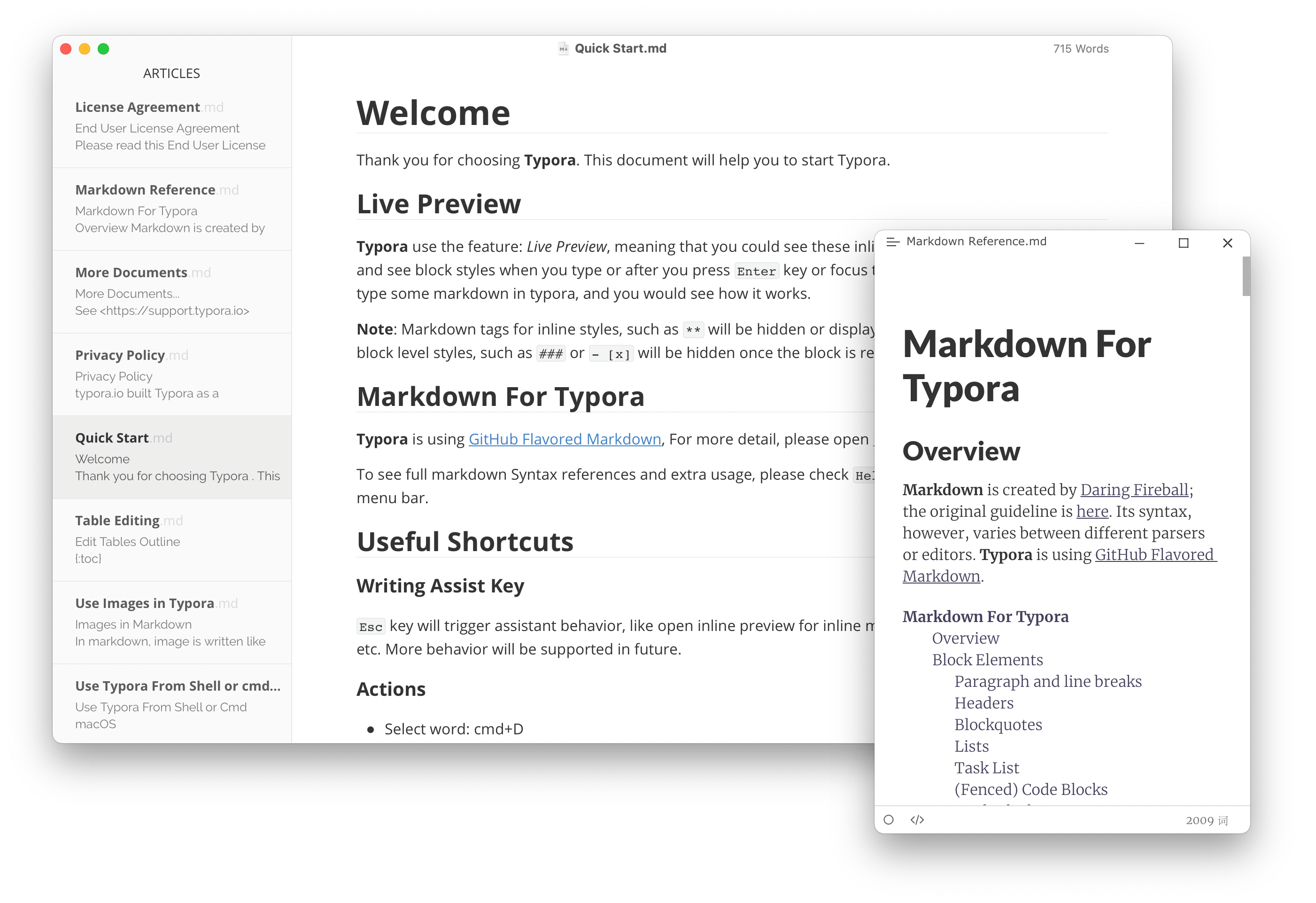 Typora Markdown编辑器 特别版 Win v1.10.8 / Mac v1.11.4_爱玩机网